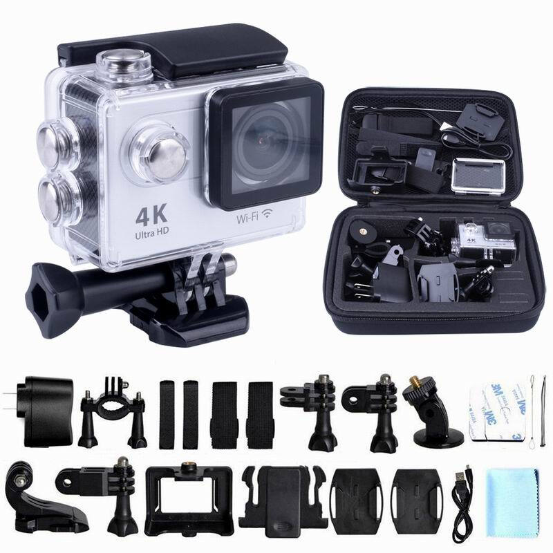 4K 1080P Sport Action Video Camera Mini Camcorder Wifi Cam Waterproof ...