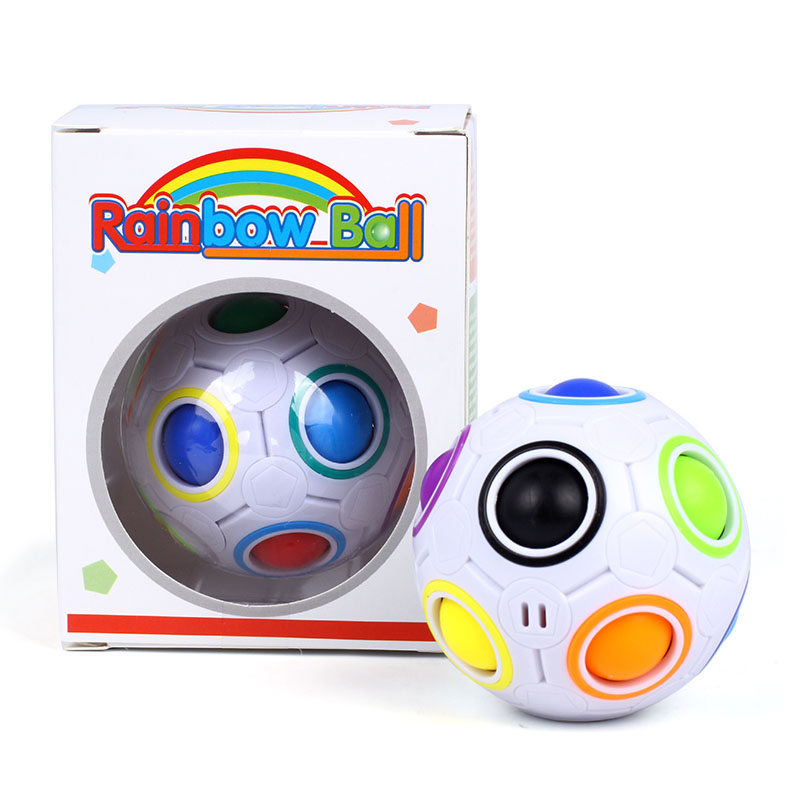 Colorful Anti-Knock Football Fidget Cube,