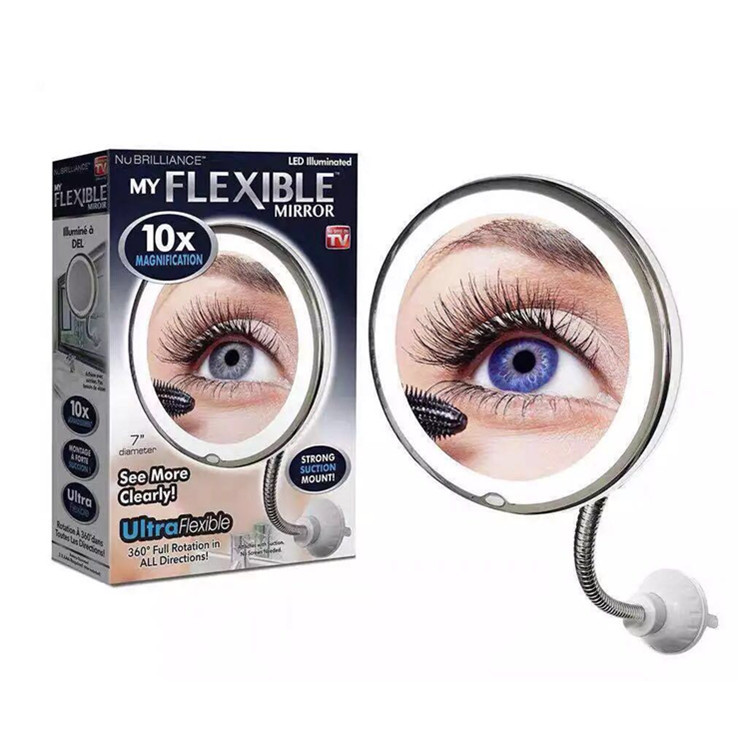 10X Magnifying Makeup Mirror Cosmetic Magnification Light with 360 ...